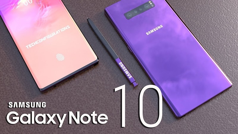 Galaxy Note10 lộ diện với thiết kế đẹp hoàn hảo trong concept mới