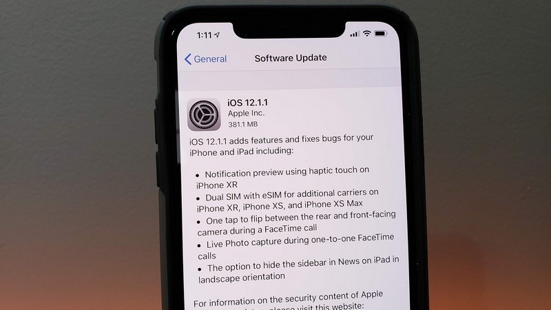 Cập nhật phần mềm iOS trên iPhone