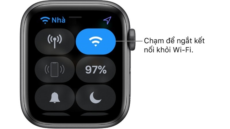 Kết nối Apple Watch vào mạng Wi-Fi