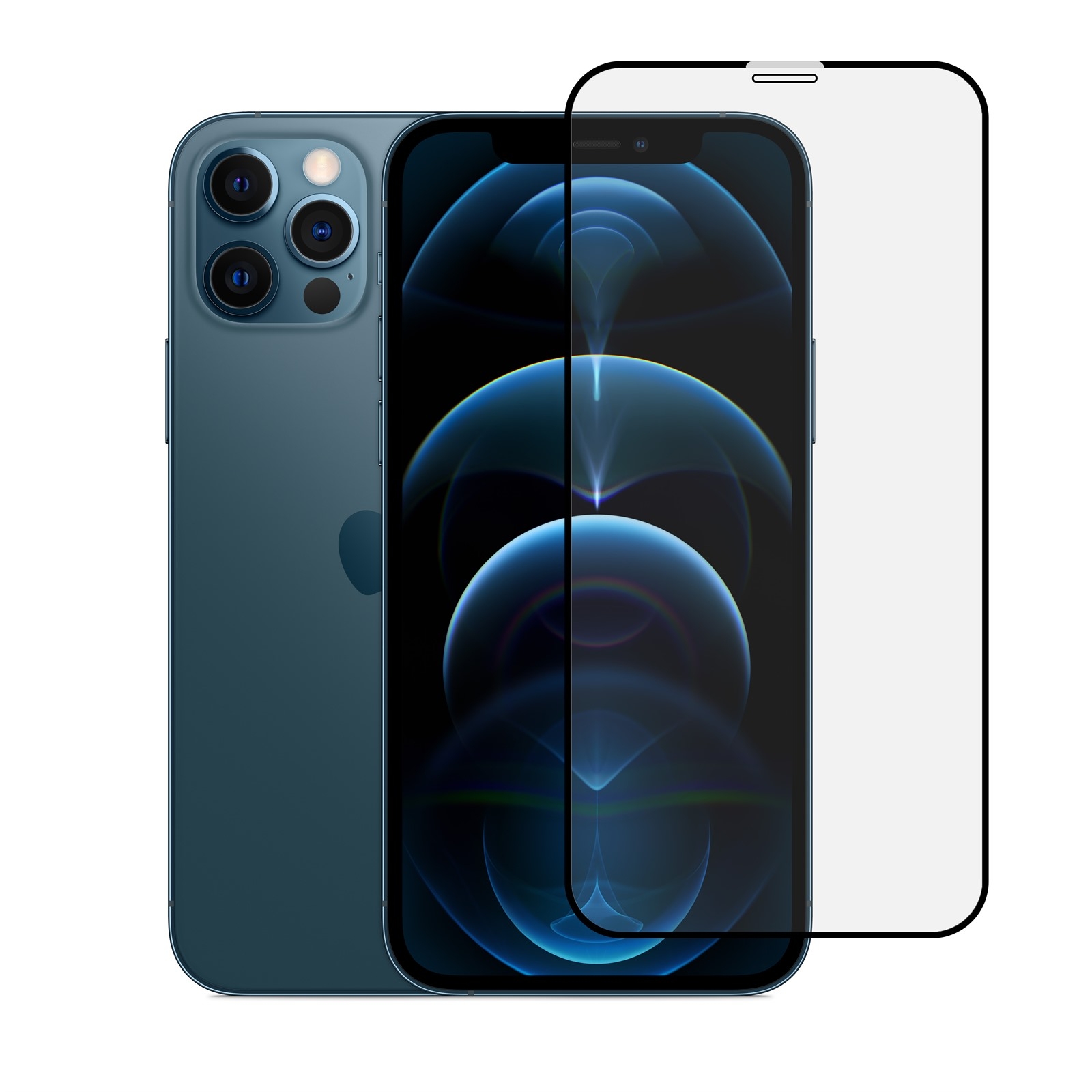 MDMH Kính Cường Lực tràn viền iPhone 12 Pro Max Black YVS chính hãng ...