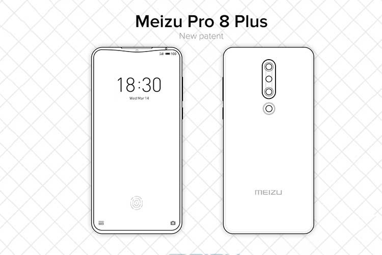 Rò rỉ phác thảo thiết kế của Meizu Pro 8 Plus