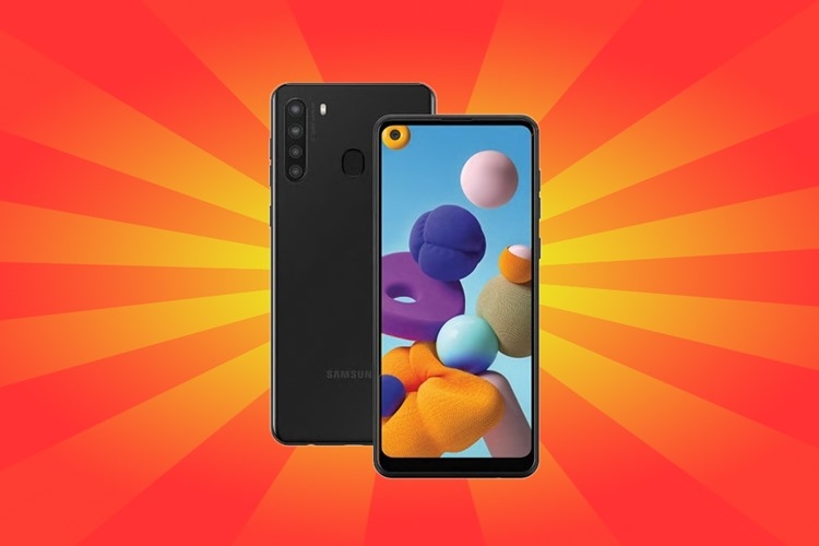 Samsung Galaxy A21 ra mắt với 4 camera sau, màn hình Infinity-O