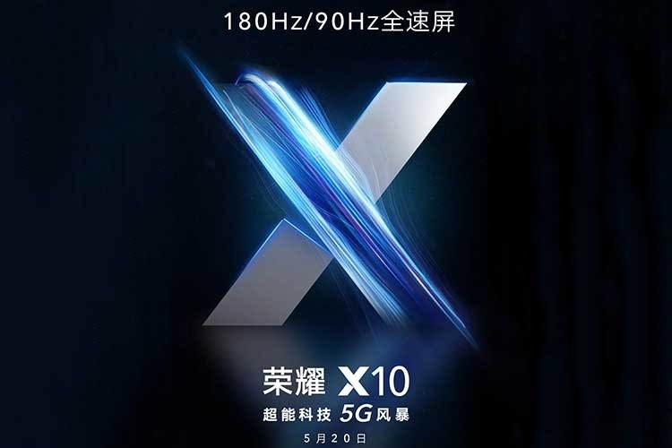 Honor X10 sẽ có màn hình 90Hz với tốc độ lấy mẫu cảm ứng 180Hz
