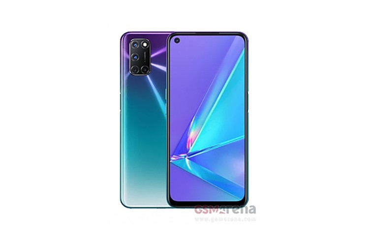 OPPO A92 lộ ảnh render với màn hình “nốt ruồi”, 4 camera sau