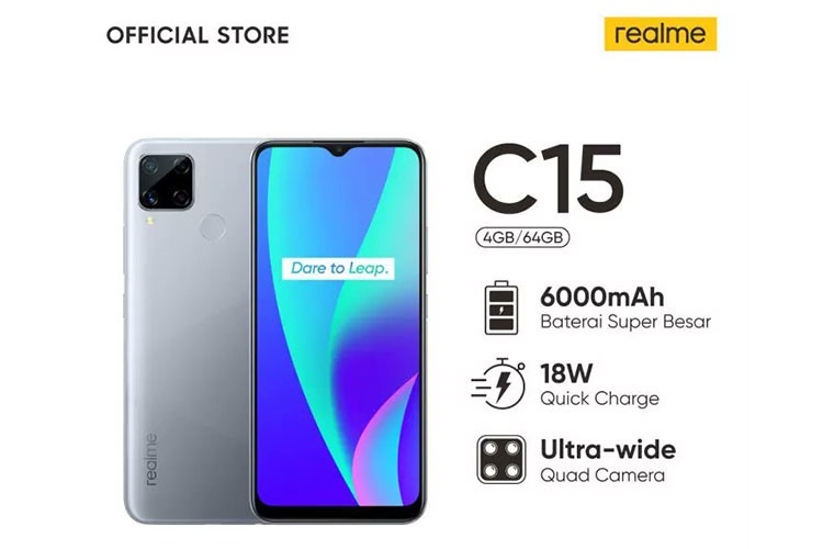 Cấu hình Realme C15 được xác nhận qua ảnh quảng cáo