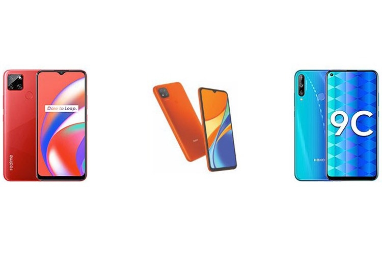 So sánh cấu hình Realme C12 với Xiaomi Redmi 9C và Honor 9C