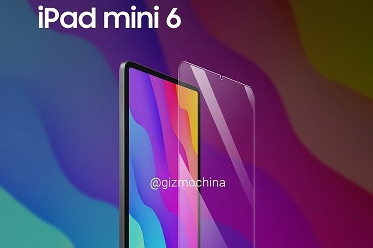 Lộ ảnh render iPad mini 6 với thiết kế viền mỏng ấn tượng