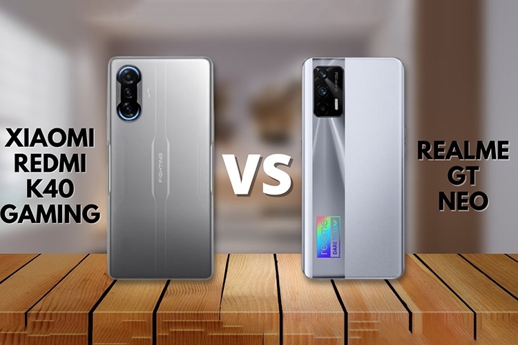 So sánh Xiaomi Redmi K40 Gaming với Realme GT Neo
