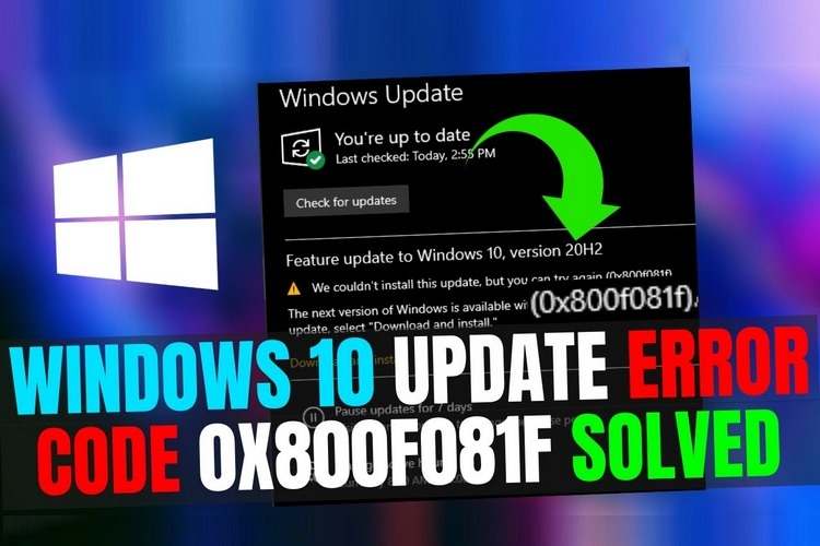 Cách sửa mã lỗi 0x800F081F trên Windows 10