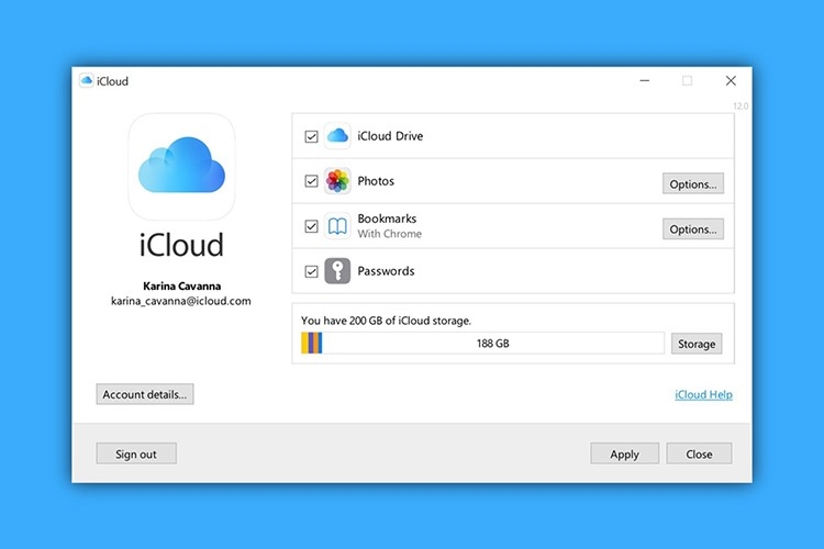 Apple phát hành iCloud 12.5 cho Windows với ứng dụng mới