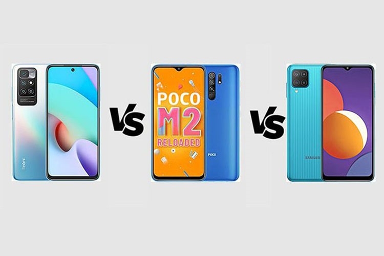 So sánh Xiaomi Redmi 10 với POCO M2 Reloaded và Galaxy M12