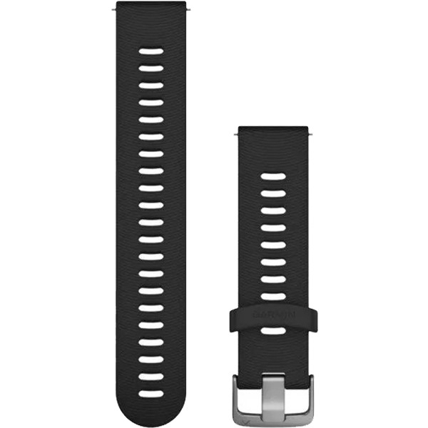 Dây thay thế, Garmin Quick Release 20mm, Đen, Silicone chính hãng, giá rẻ