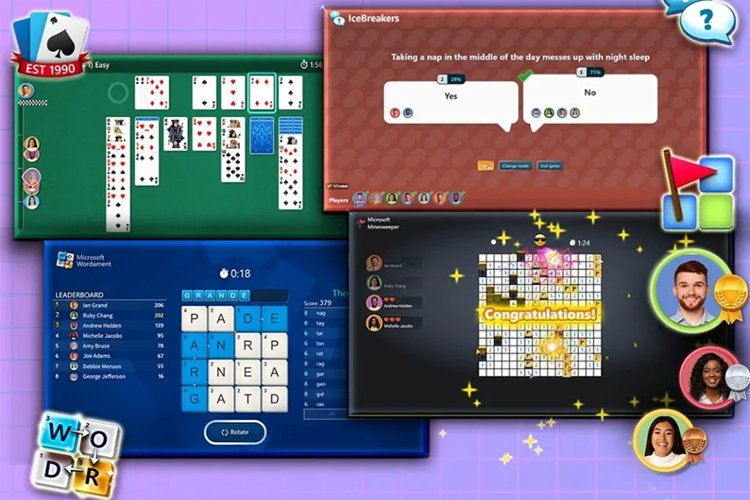 Microsoft ra mắt ứng dụng “Games for Work” để gắn kết đồng nghiệp