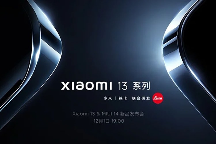 Xiaomi xác nhận sẽ ra mắt Xiaomi 13, Watch S2 vào ngày 1/12