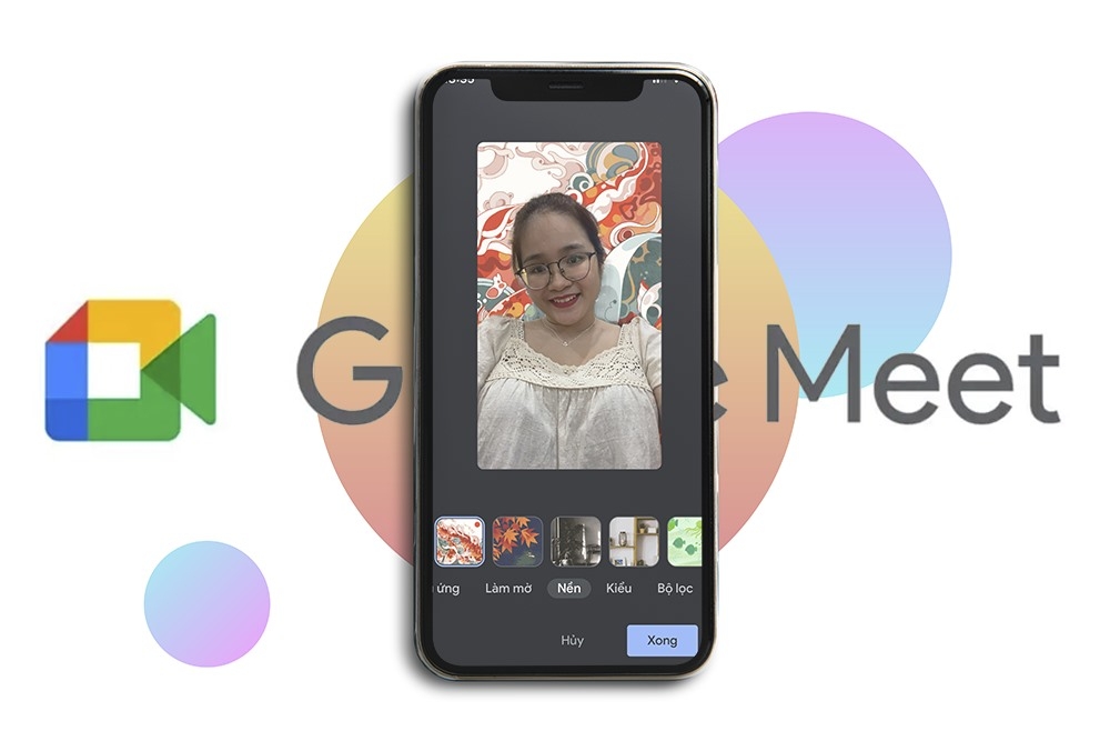 Cách đổi background trong Google Meet trên điện thoại đơn giản