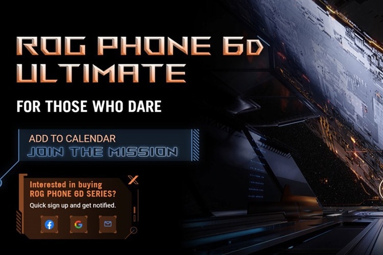 ASUS ROG Phone 6D Ultimate sẽ ra mắt vào ngày 19/9 tới