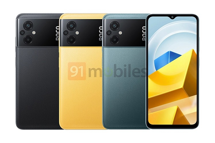 Rò rỉ thiết kế, màu sắc và giá bán của POCO M5, POCO M5s