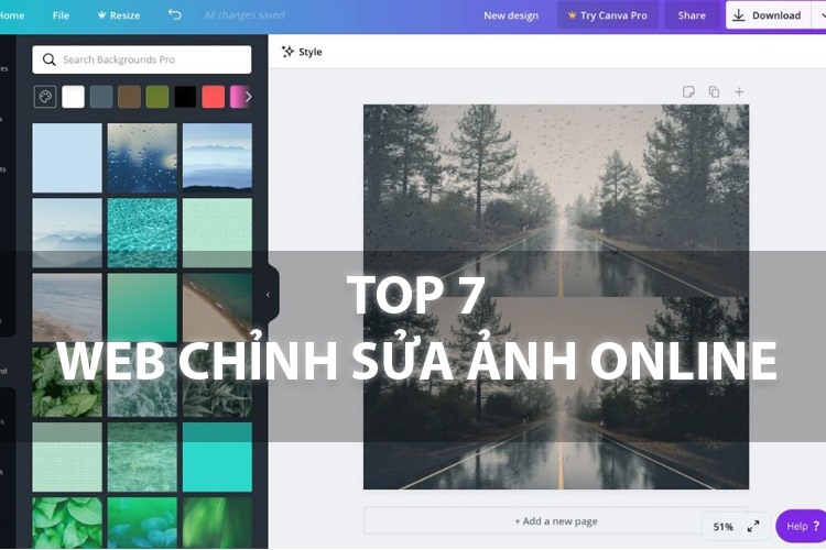 Top 7 web chỉnh sửa ảnh online miễn phí đơn giản và hiệu quả
