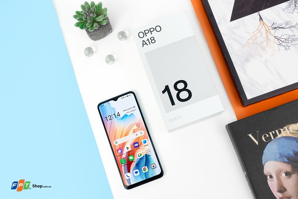 Trên tay OPPO A18: Thiết kế bắt mắt, hiệu năng tốt