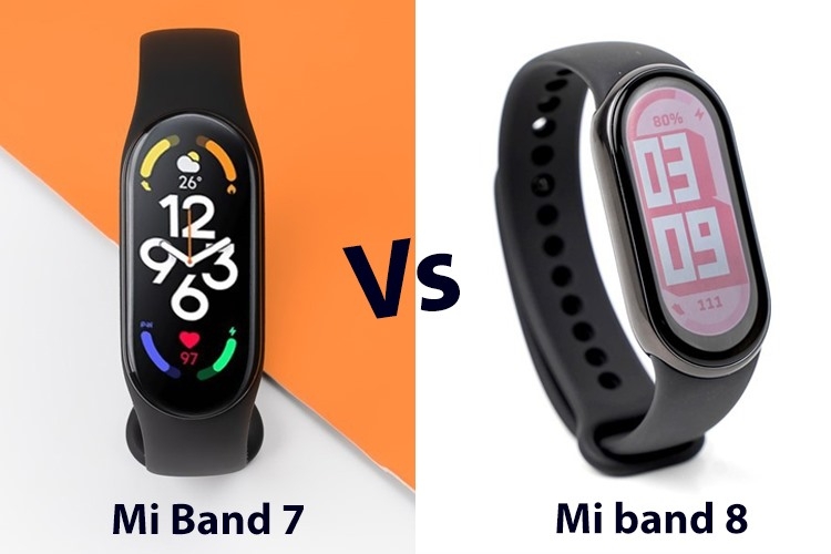 So sánh Xiaomi Band 8 và Xiaomi Band 7: Phiên bản nào tốt hơn?