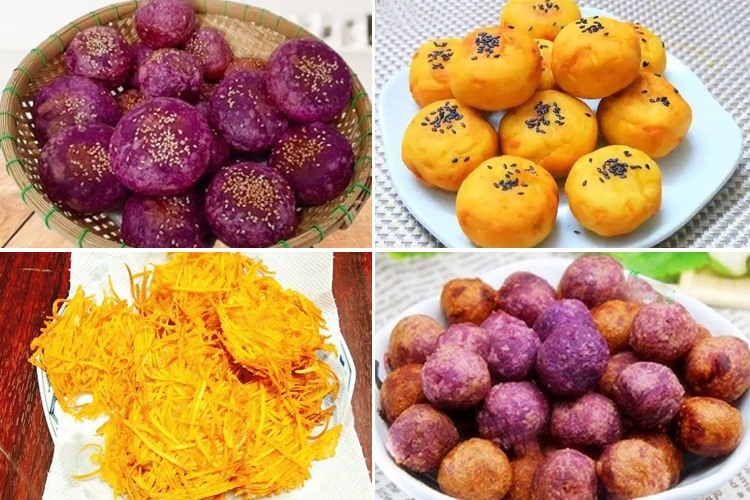 3 cách làm bánh khoai lang chiên giòn rụm, thơm ngon cực dễ làm