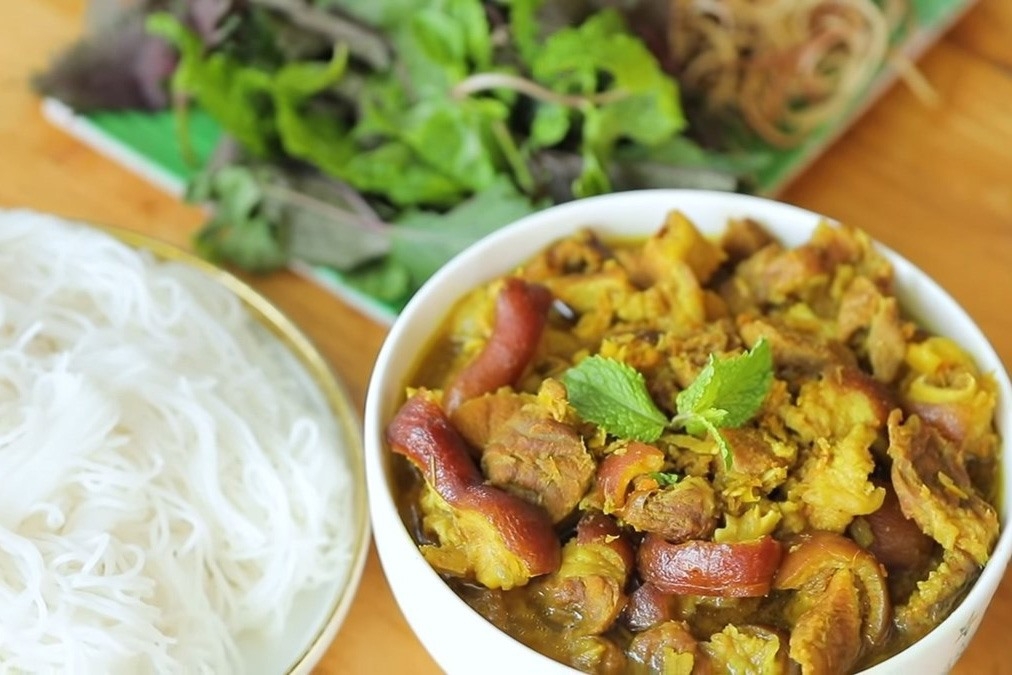 Cách nấu bún giả cầy chuẩn vị miền Bắc thơm ngon tuyệt hảo