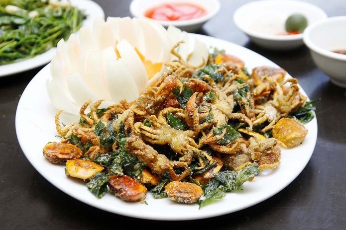 Bí quyết làm món cua đồng rang muối thơm ngon lạ miệng rất dễ làm