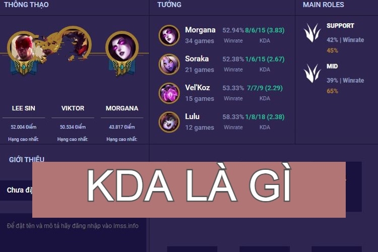 KDA là gì? Cách tính chỉ số KDA trong game