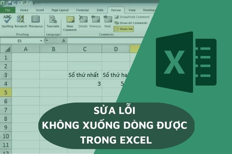 Sửa lỗi không xuống dòng được trong Excel cực đơn giản