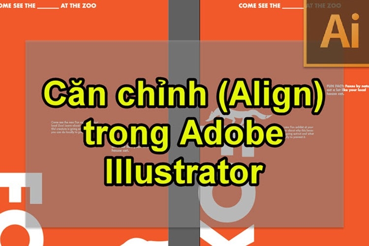 Cách Chuẩn Nhất để Căn Chỉnh Trong Illustrator