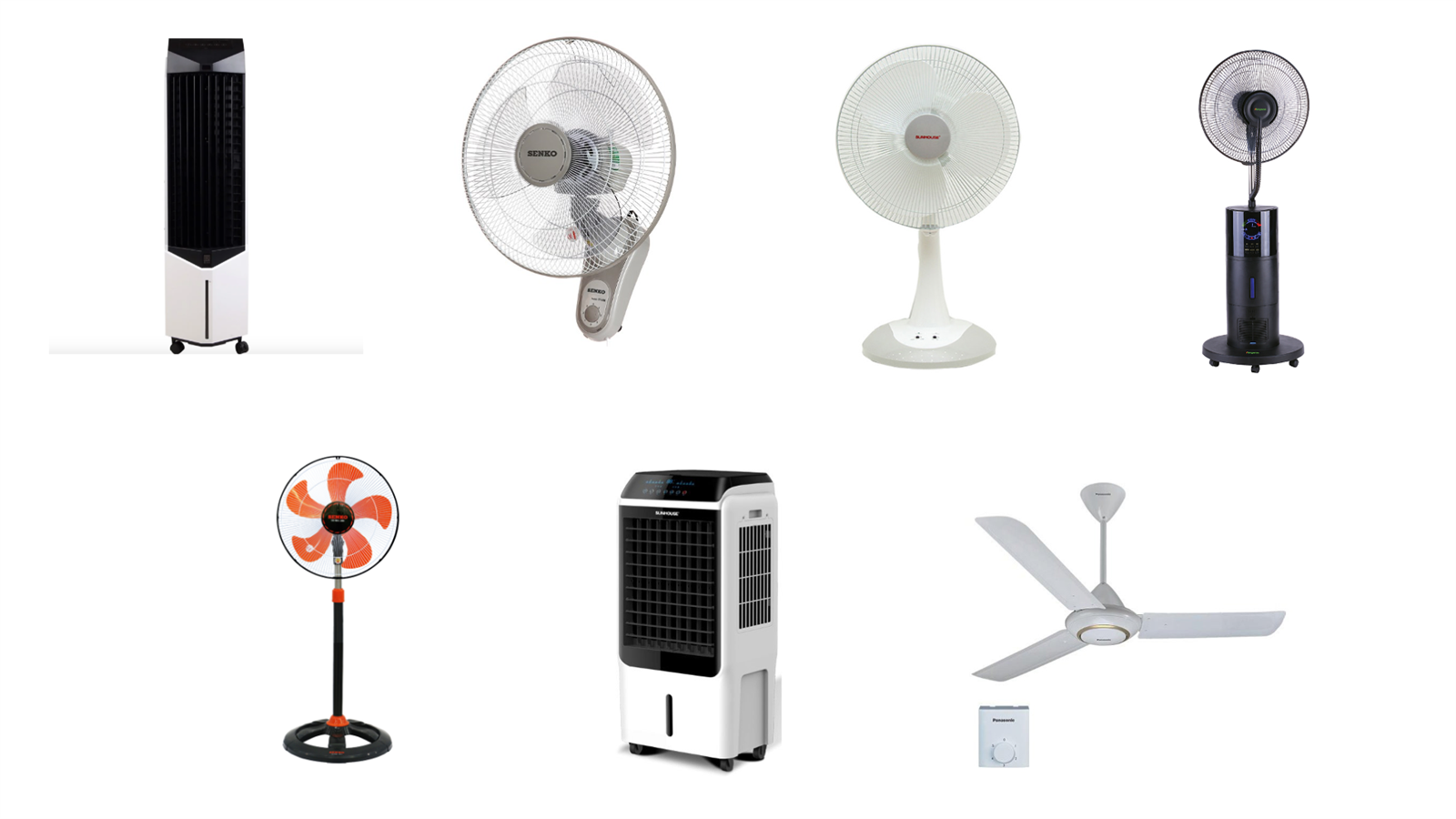 Top 11 các loại quạt điện phổ biến nhất trên thị trường