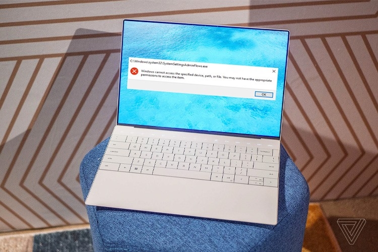 Fix lỗi Windows Cannot Access the Specified Device, Path or File