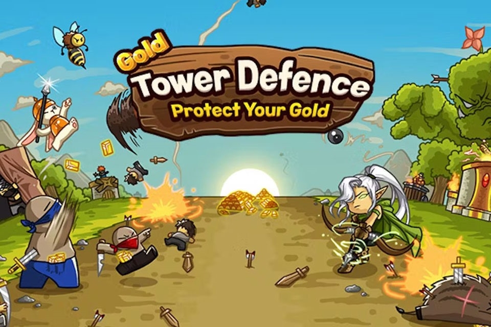 Trải nghiệm Gold Tower Defence: Game phòng thủ tháp hỗ trợ PVP