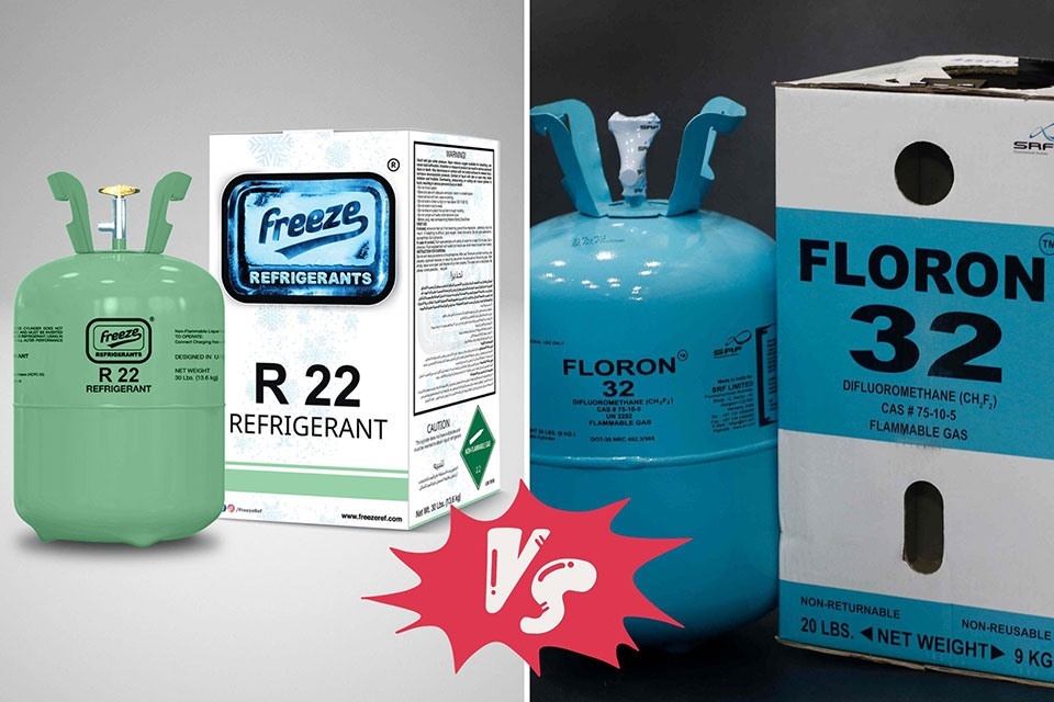 So sánh gas R22 và R32: Bạn nên chọn điều hoà dùng loại gas nào?