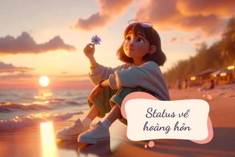 Stt hoàng hôn hay, lãng mạn, cap về hoàng hôn ngắn thả thính
