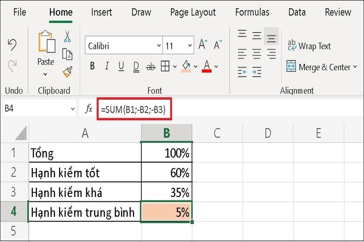 Hướng dẫn chi tiết các cách sử dụng phép trừ trong Excel