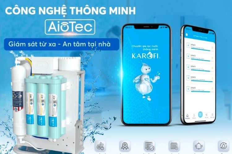 Công nghệ AioTec dẫn đầu xu thế máy lọc nước hiện đại, tiện lợi