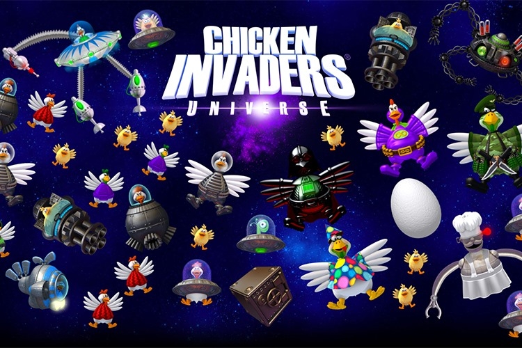 Chicken Invaders Universe - Phiên bản nâng cấp của game bắn gà