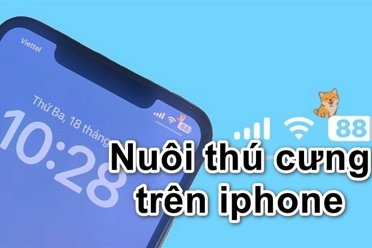 Cách nuôi thú cưng trên iPhone có màn tai thỏ hay Dynamic Island