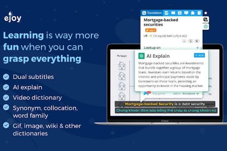 eJOY Extension - tiện ích giúp học tiếng Anh mọi lúc mọi nơi