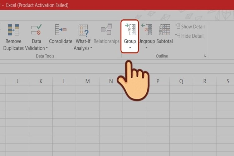 Tổng hợp những cách group trong excel