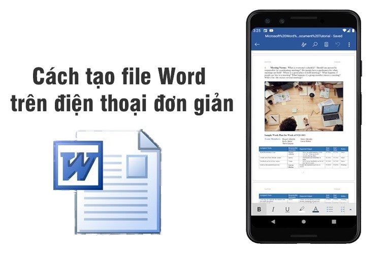 Cách tạo file Word trên điện thoại cực nhanh chóng và dễ dàng