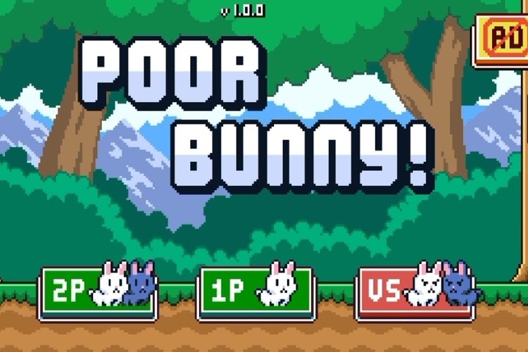 Poor Bunny - game thỏ ăn cà rốt cổ điển kết hợp yếu tố platform