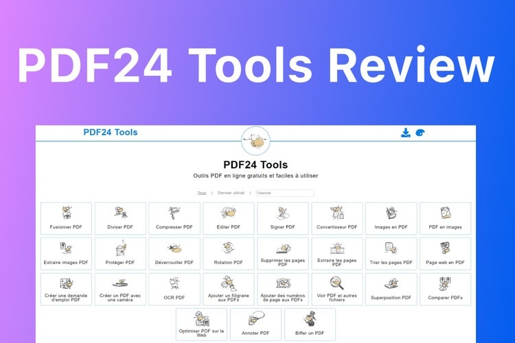 Khám phá PDF24 – Giải pháp làm việc với các tệp PDF tốt nhất