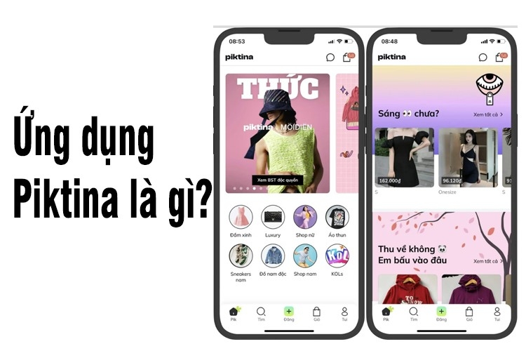 Cách tải Piktina - Ứng dụng mua sắm thời trang bền vững ấn tượng