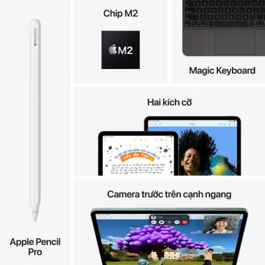 iPad Air 13 inch M2 Wifi 128GB - Chính hãng, giá tốt, có trả góp