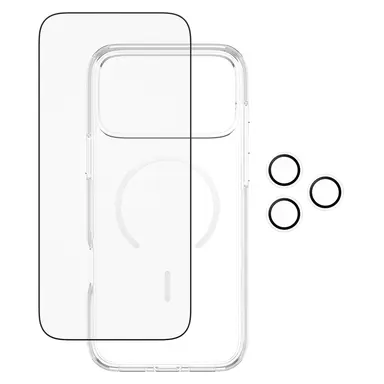 Combo 3in1 cường lực/Ốp Magsafe/Lens iPhone 17 Pro Max Devia