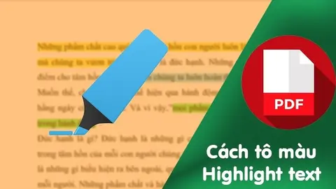 Hướng dẫn cách highlight trong PDF cực đơn giản cho người mới