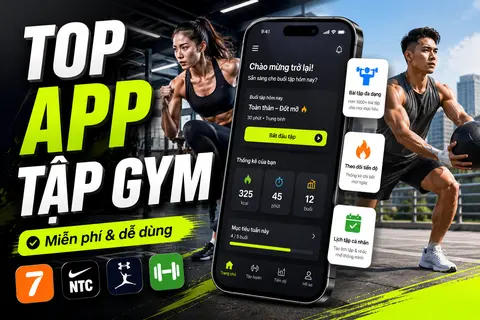 Top app tập gym tốt nhất giúp bạn xây dựng kế hoạch luyện tập
