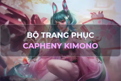 Capheny Kimono trong Liên Quân - Đậm chất văn hoá và hiện đại